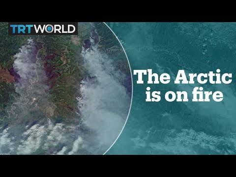 The Arctic is on fire, satellite images show - YouTube