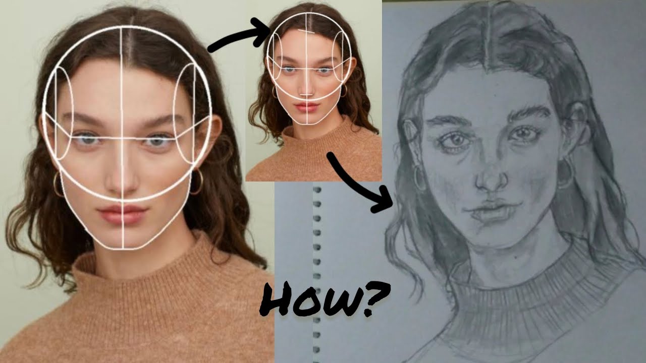 a better way to practice drawing with Loomis method/ real time - YouTube
