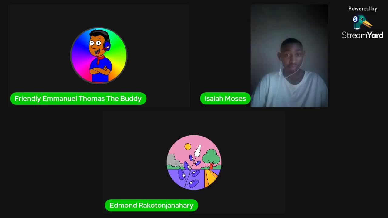 Emmanuel Thomas Streamyard Live Video #29 - YouTube