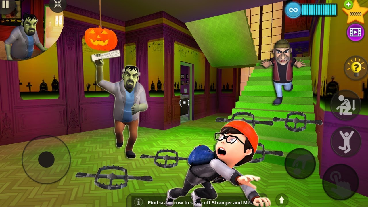 Scary Stranger 3D - New fun video everyday , gameplay walkthrough part ...