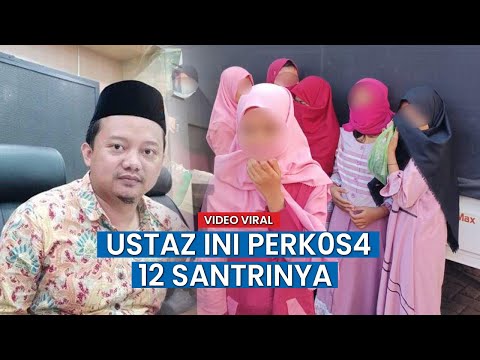 12 Santriwatinya Diruda Paksa Seorang Ustaz di Bandung Hingga Lahirkan 8 Bayi
