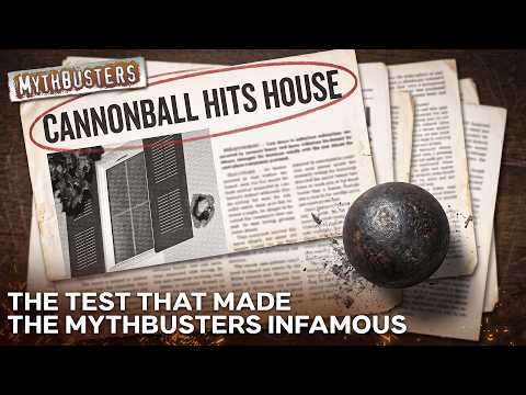 The Mythbusters Cannon Test That Accidentally Made The News | MythBusters