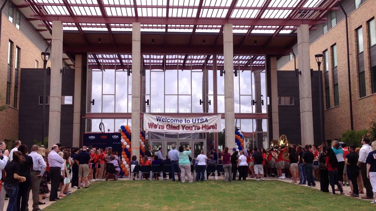 Opening of San Saba Hall - The UTSA Band! - YouTube