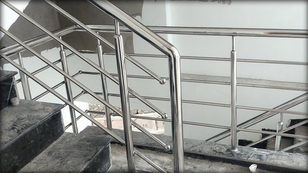 Steel Railing Installation full Process / Riling design #रेलिंग_डिजाइन ...
