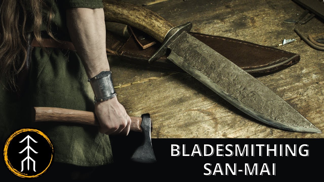 Enjoy the Blacksmithing process: Watch how I forge a bushcraft knife ...