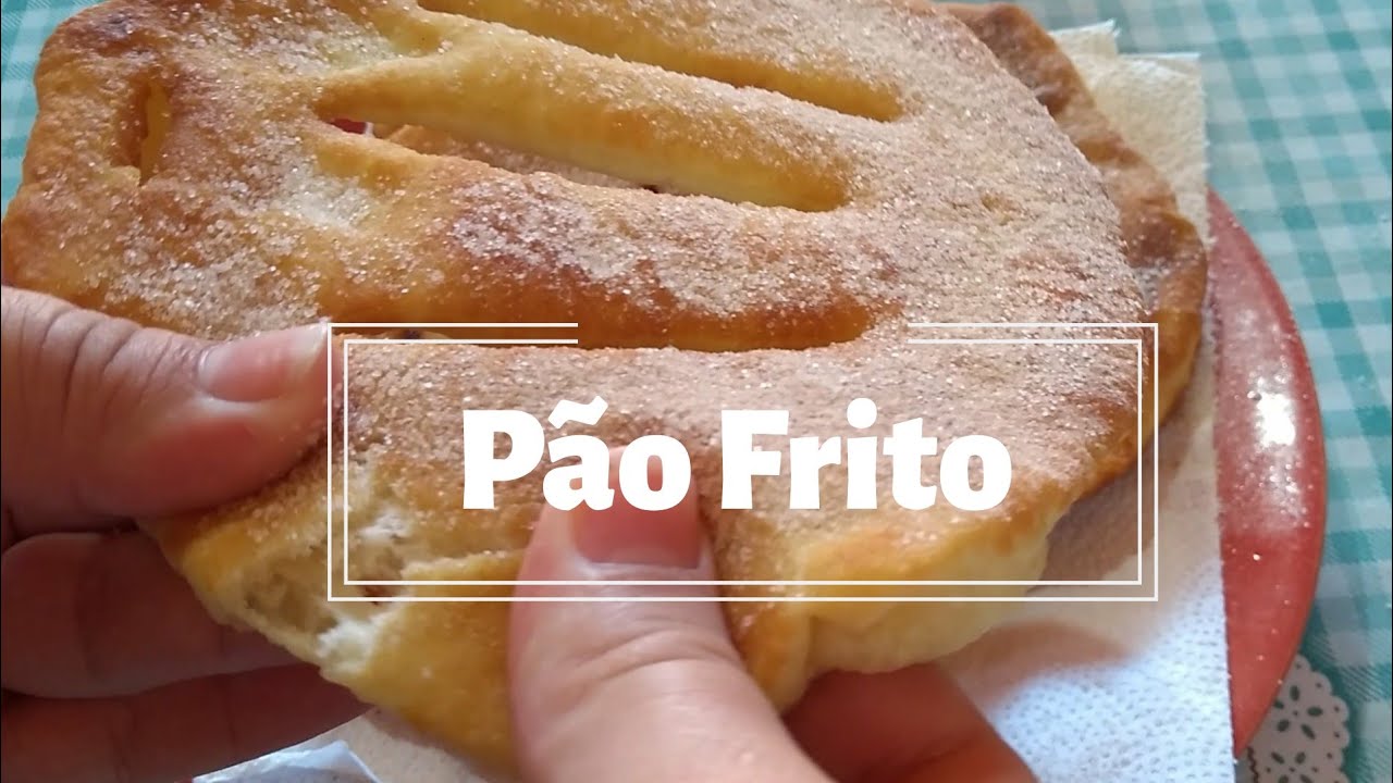 PÃO FRITO- a verdadeira receita de pão frito (FRYBREAD) #pao # ...