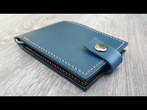 Кошелёк ручной работы из кожи Buttero. Buttero leather handmade wallet.