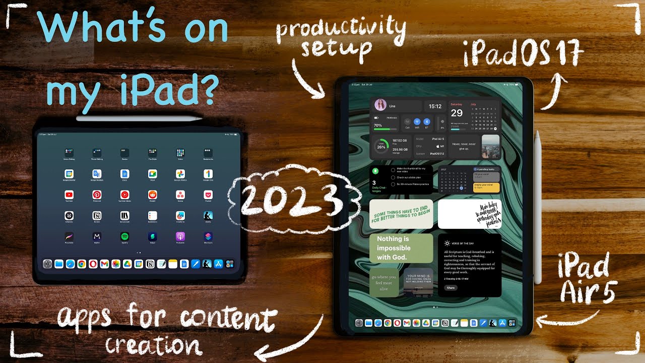 What's on my iPad Air 5 (Productivity and content creation, best iPad ...