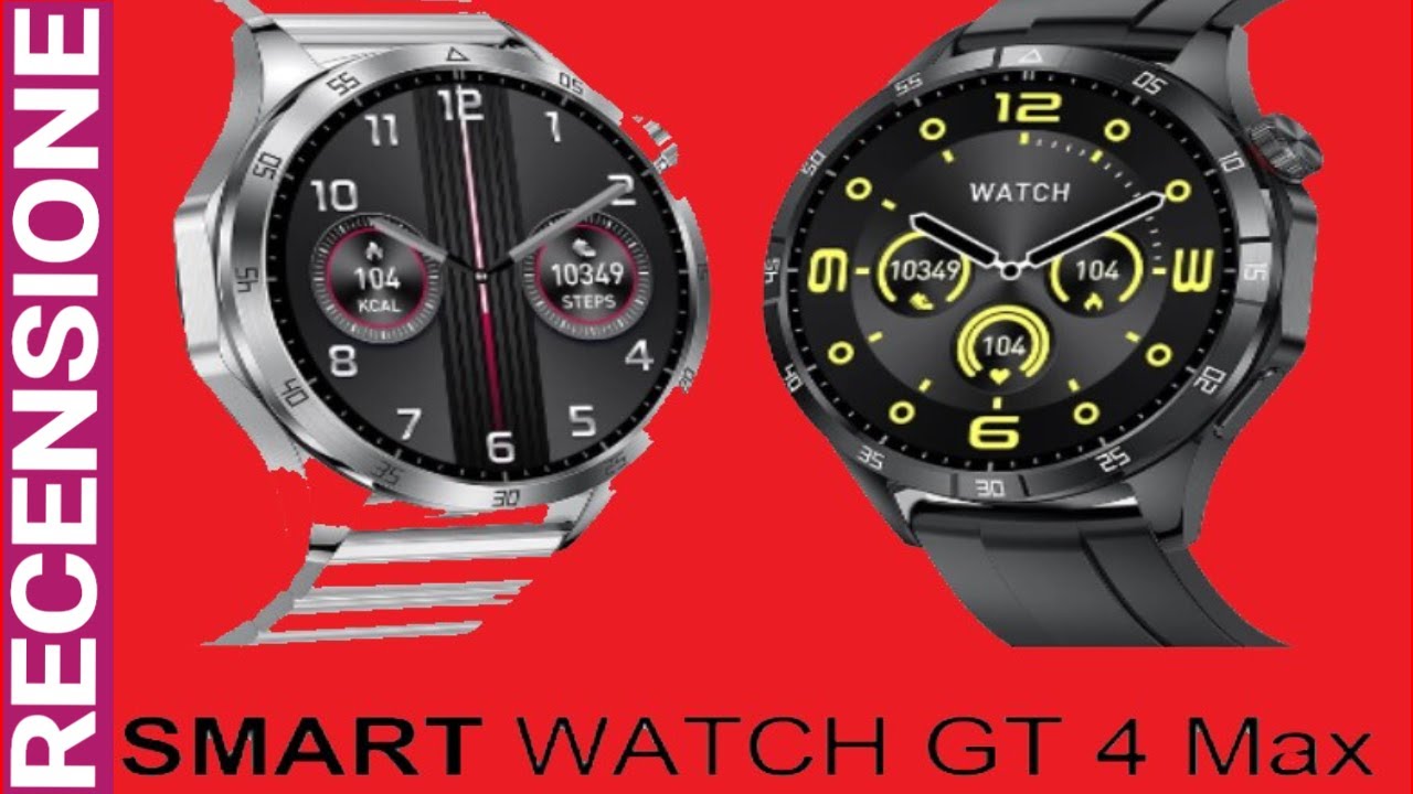 SMARTWATCH GT4 MAX MICROWEAR che estetica fantastica - YouTube