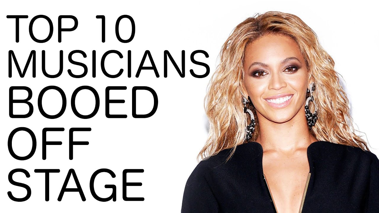Top 10 Musicians Booed Off Stage - YouTube