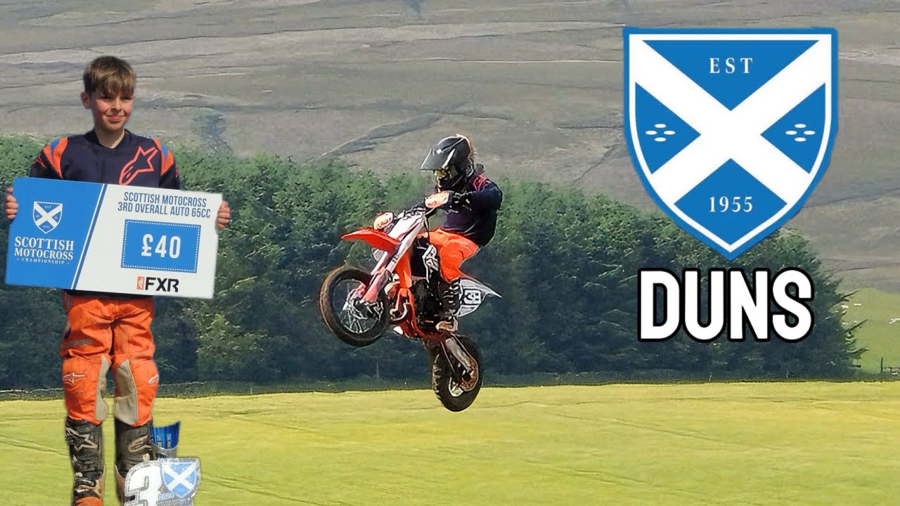 Racing at Duns | Scottish mx championship round 4 - YouTube