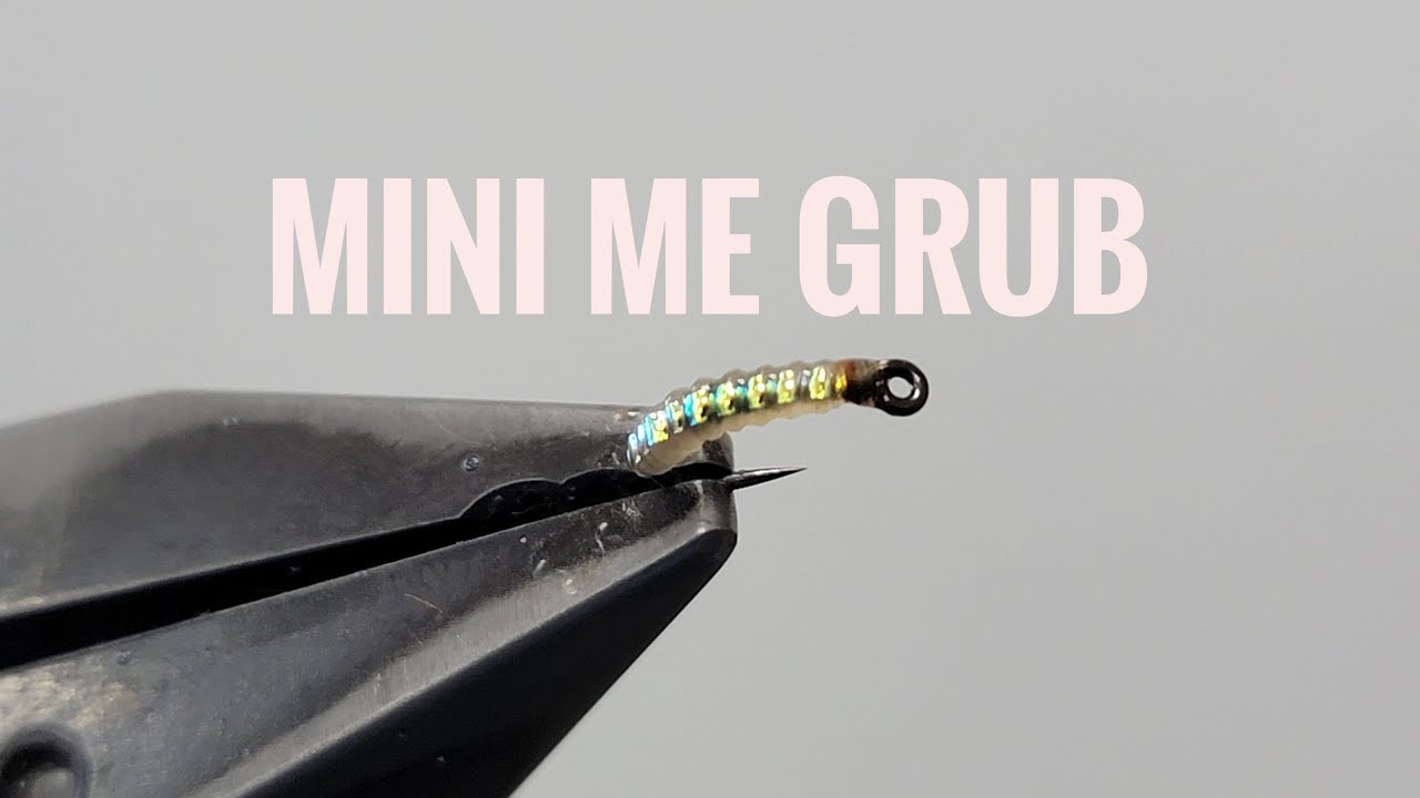 The Mini Me Grub Larva: Tying the Ultimate Winter Fly - YouTube