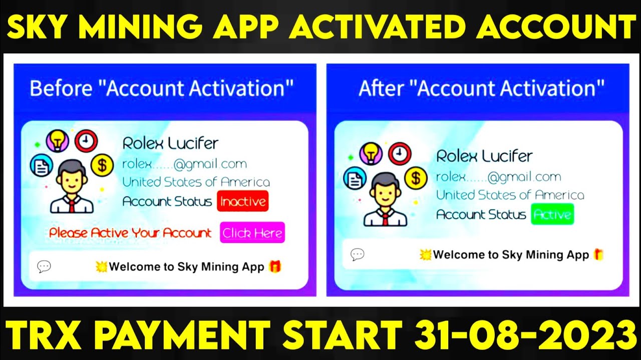 আপডেট ফলো না করলে TRX উইথড্র করতে পারবেন না | SKY Mining App Activated ...