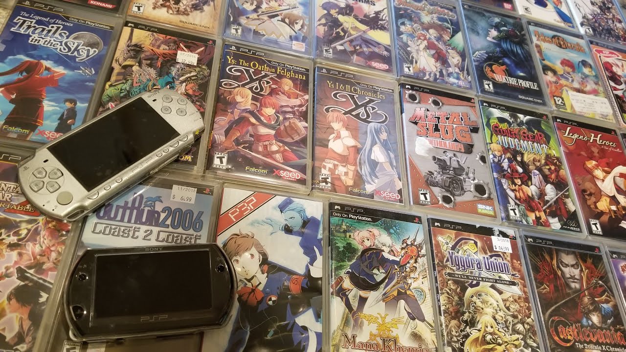 My PSP Collection 2020 - RPGs for days!!! - YouTube