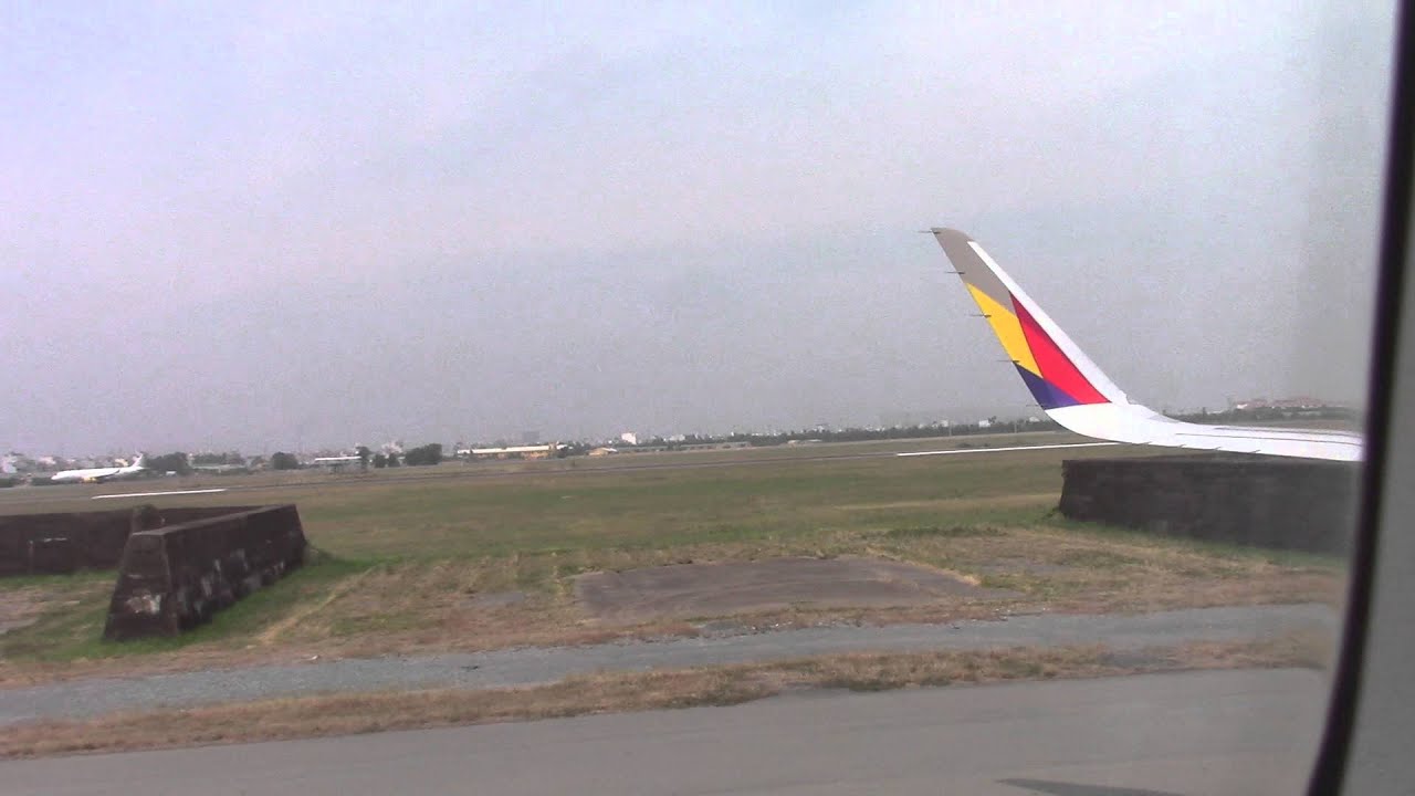 Asiana Airlines OZ 731 landing in Tân Sơn Nhất airport on day time ...
