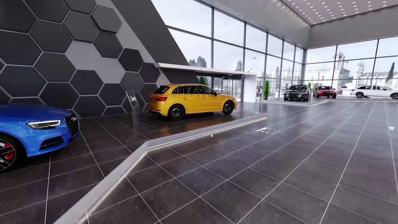 Virtual Event: Car Showroom - YouTube