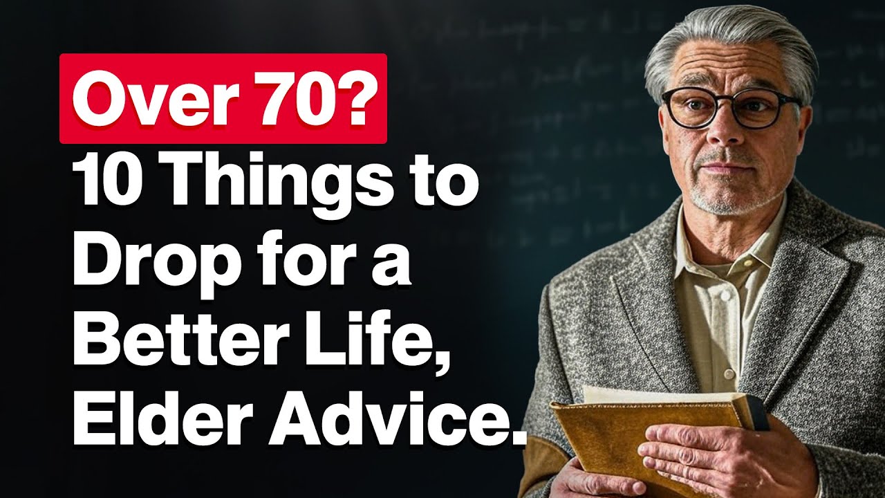 Over 70? 10 Things to Drop for a Better Life, Elder Advice - YouTube