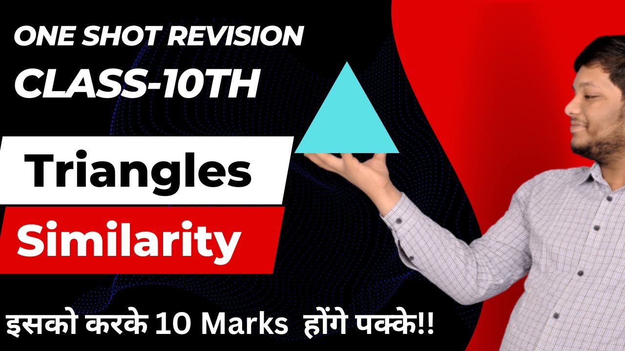 One shot Revision- Triangles (Class 10th) Important concepts and ...