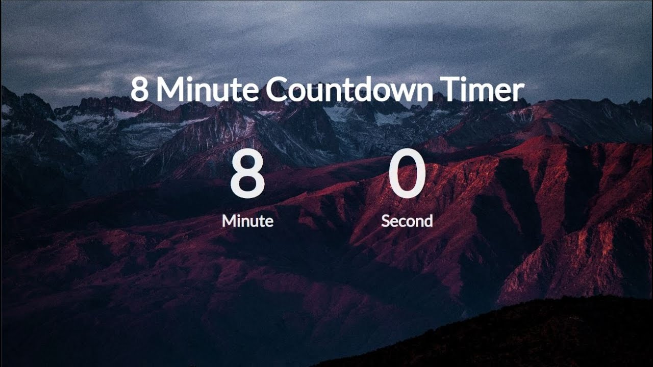 8 Minute Countdown Timer Jazz Music - YouTube