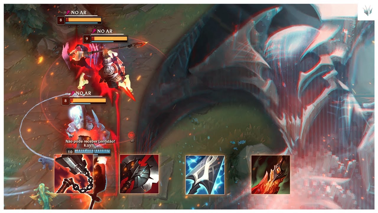 ESSA É A BUILD PERFEITA PRO SNOWBALL DE KAYN VERMELHO - YouTube