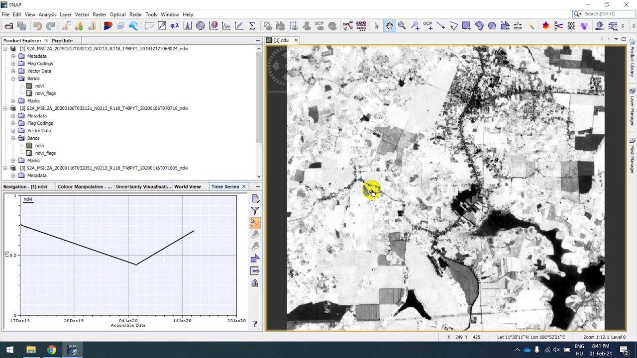 time series plot in SNAP - YouTube