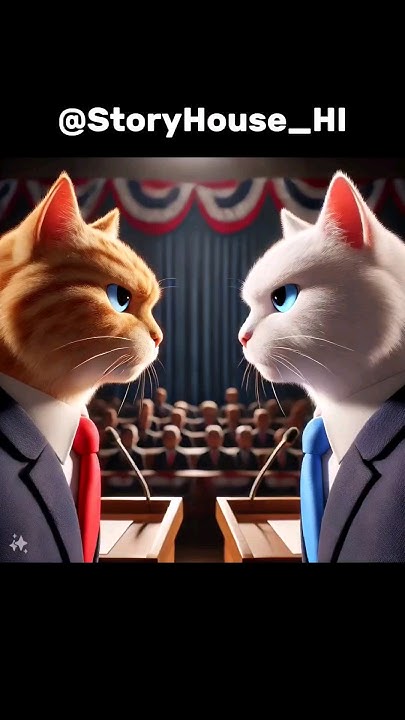 Presidential Debate with Cats #cat #catlover #usa #presidentialdebate # ...