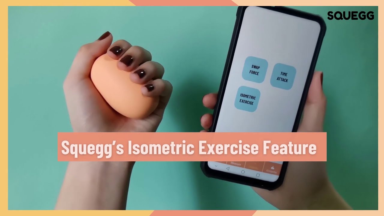 Isometric Exercise | SQUEGG Grip Strengthener - YouTube