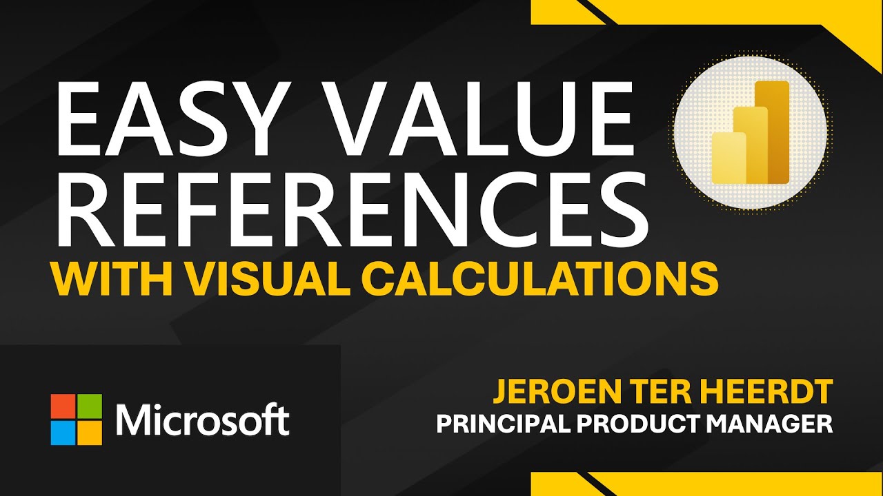 Easily refer to values in your visual with visual calculations - YouTube