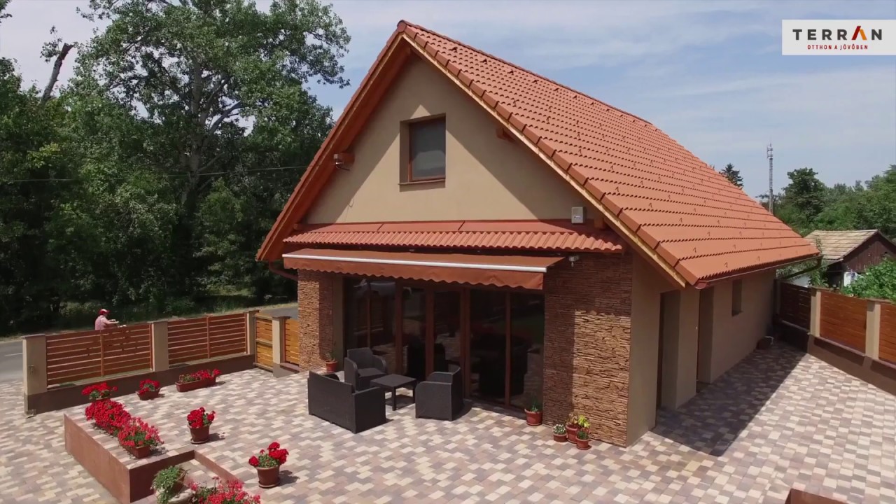 Terrán Renova Plus Tégla betoncserép - YouTube