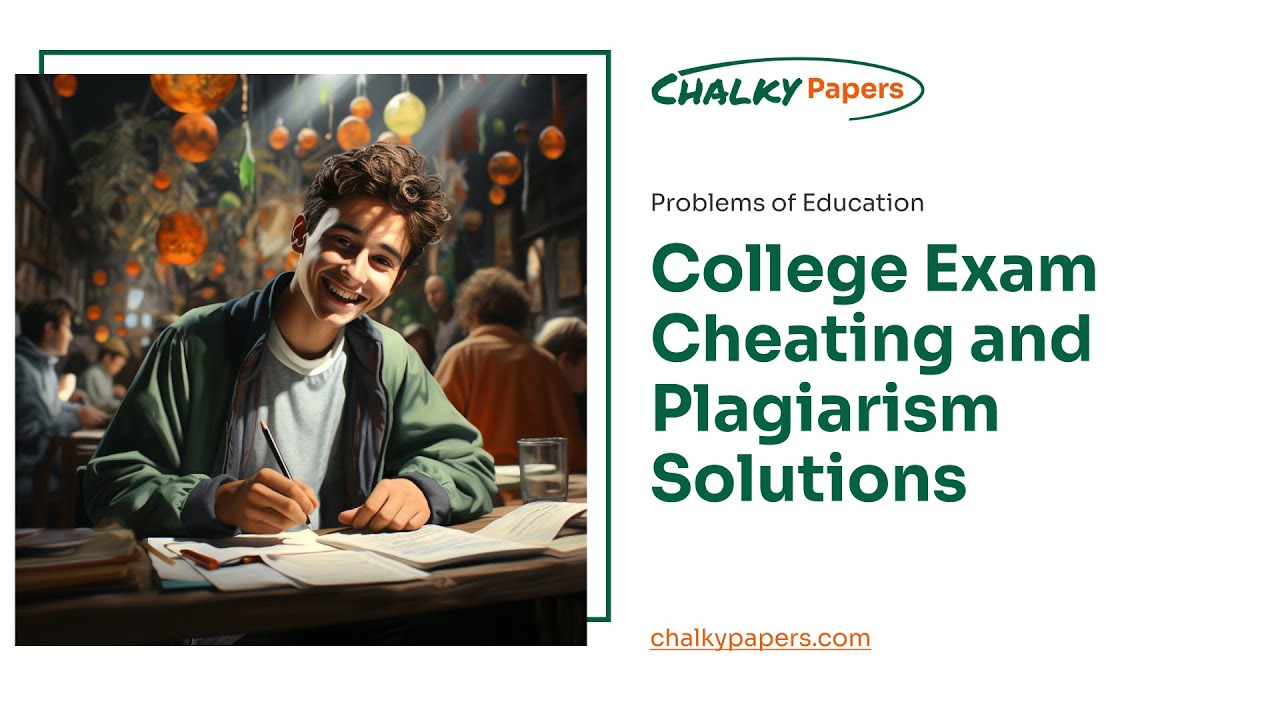 College Exam Cheating and Plagiarism Solutions - Essay Example - YouTube