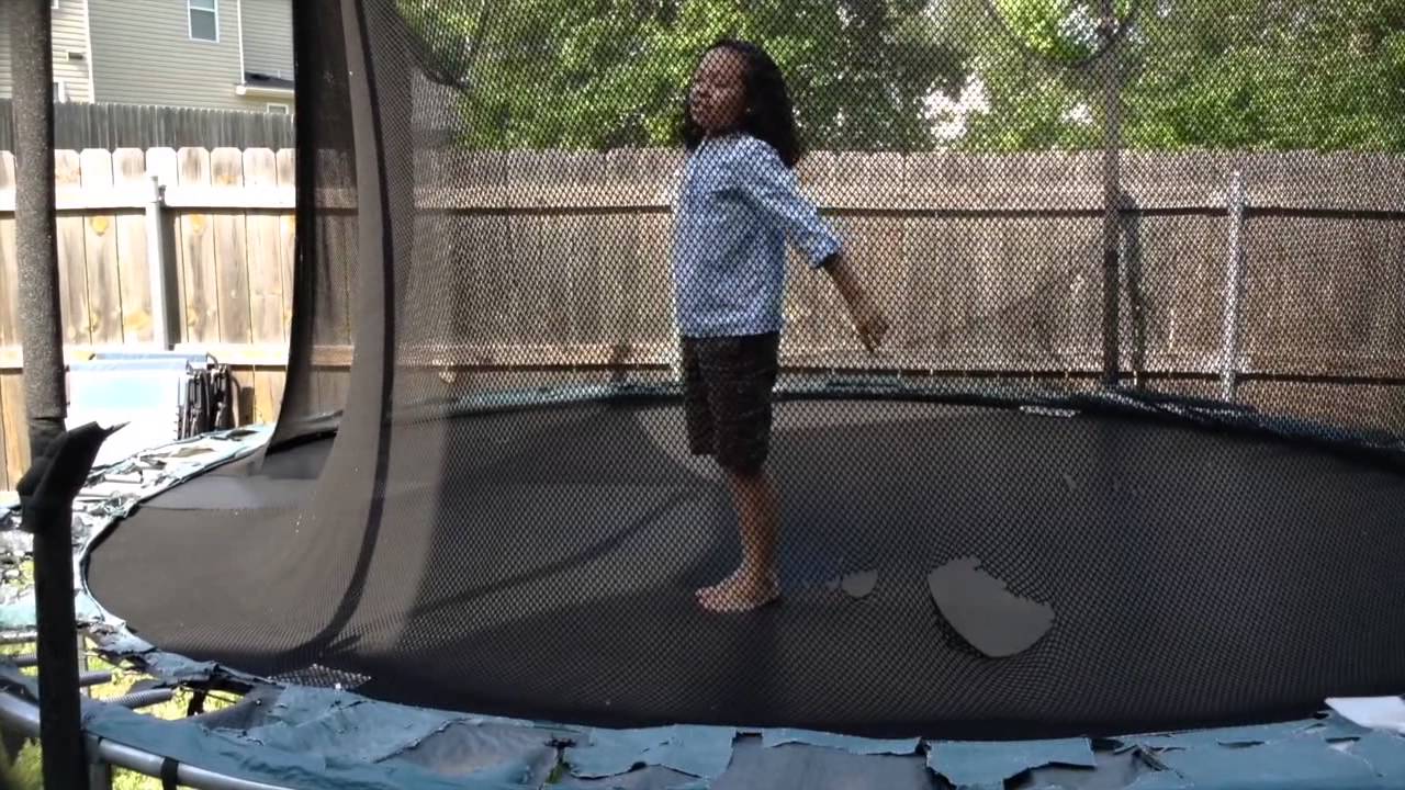 How to do a back handspring and backflip on trampoline - YouTube
