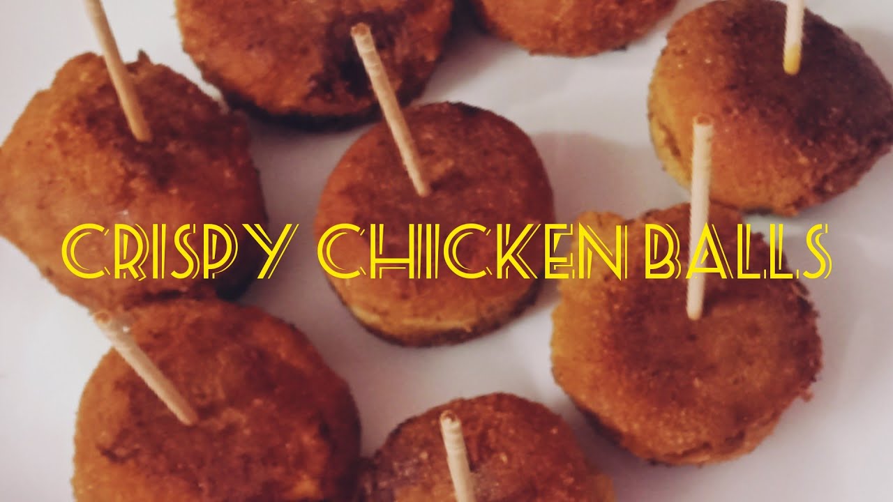 CHICKEN BALLS RECIPE /crispy chicken balls recipe /സ്വാദിഷ്ടമായ ചിക്ക ...