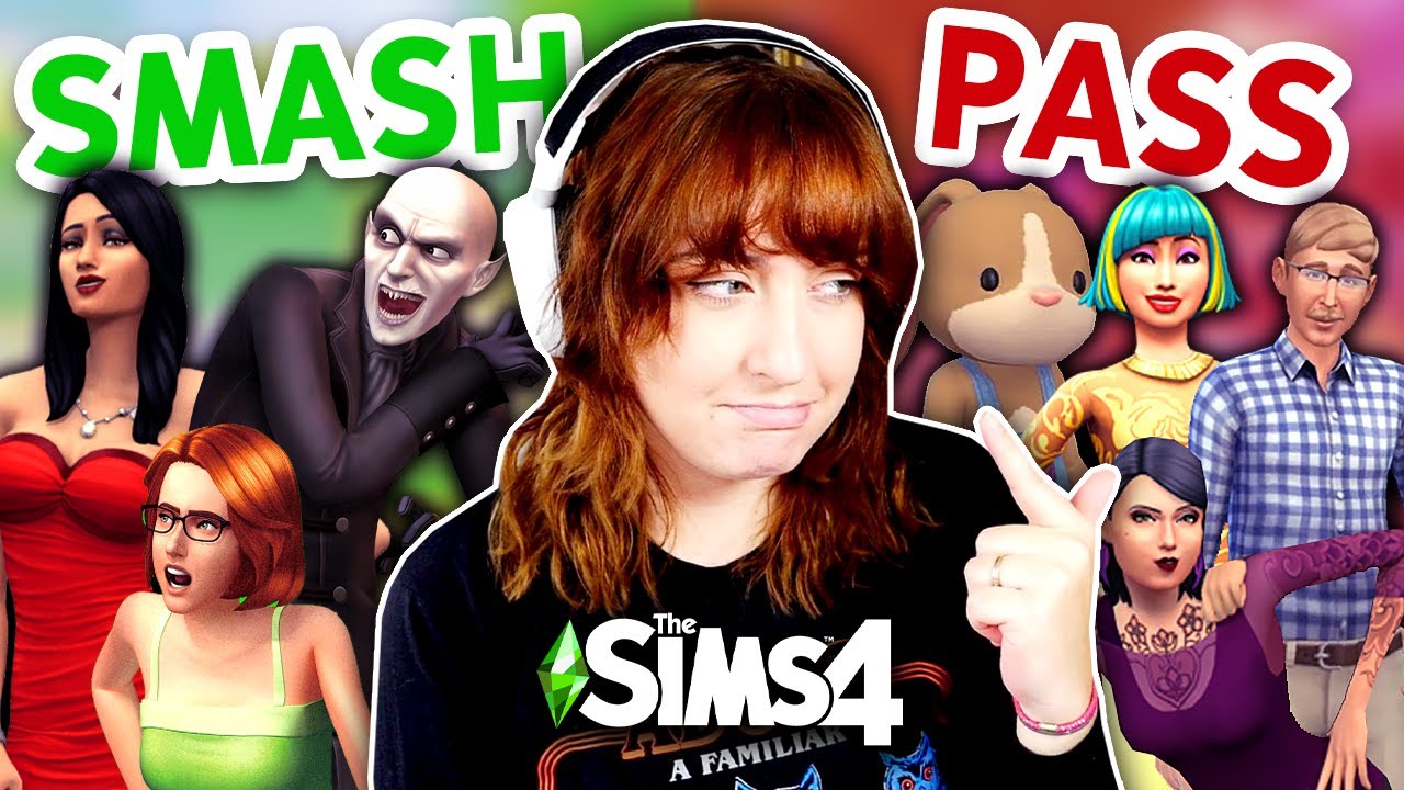 A thoroughly unhinged game of The Sims 4: Smash or Pass - YouTube