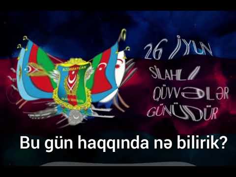 Silahlı Qüvvələr Gününə həsr olunmuş maarifləndirici videoçarx.