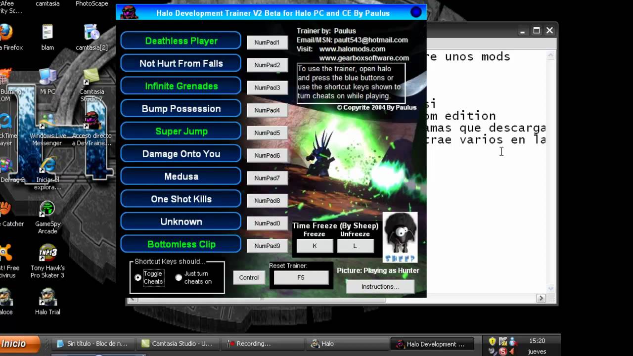 mods halo CE con dev trainer v2 beta + explicacion - YouTube