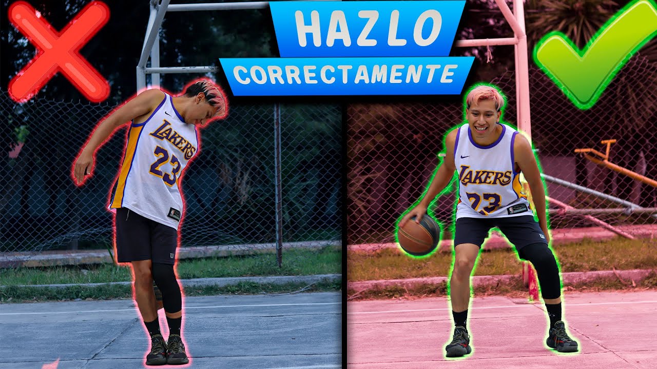 🤯Como pasar el balón de BALONCESTO por la espalda RAPIDO | Basketball ...