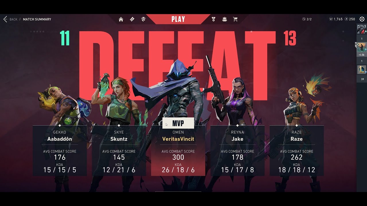 Full game 300 ACS, 26/18/6 KDA, Match MVP #omen #valorant - YouTube