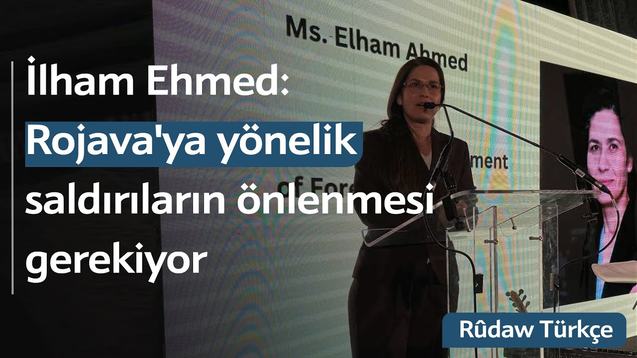 İlham Ahmed: Rojava'ya yönelik saldırıların önlenmesi gerekiyor - YouTube