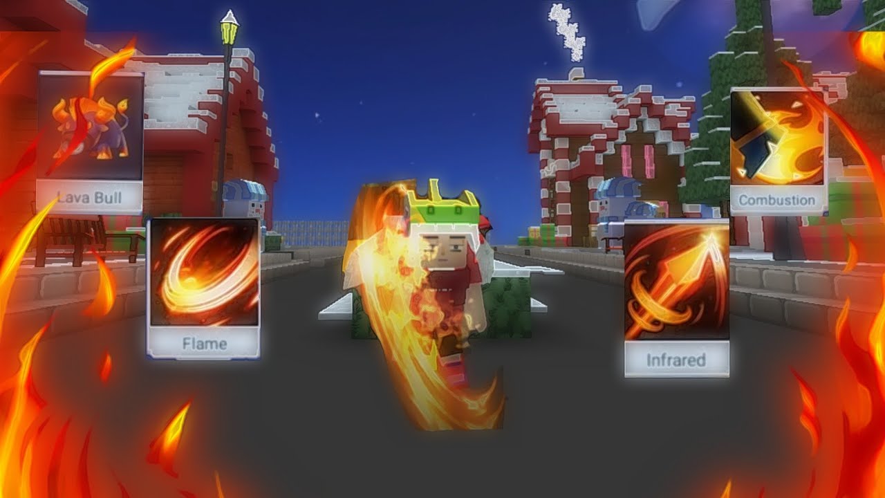 Using Only Fire Effect 🔥 In (Blockman GO) - YouTube