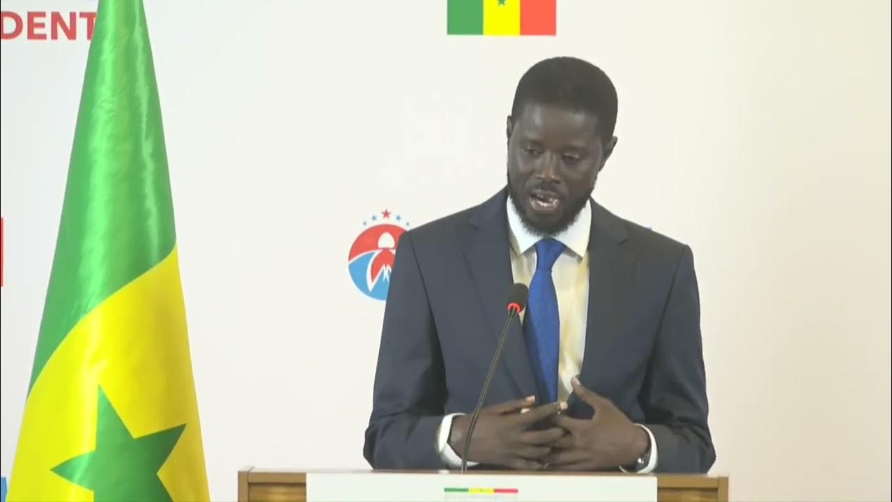 Suivez Le 1er Discours Du Président Du Sénégal Bassirou Diomaye Faye