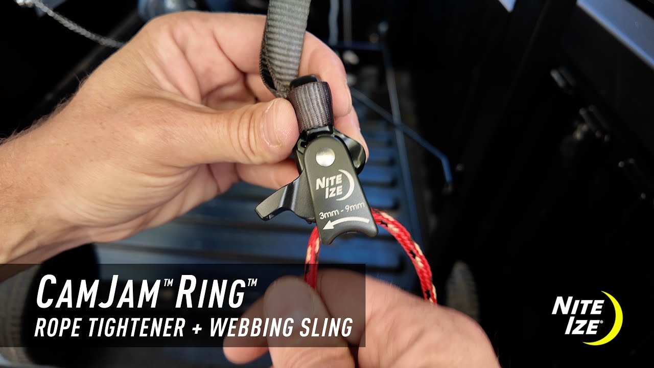 CamJam® Ring™ Rope Tightener + Webbing Sling - YouTube