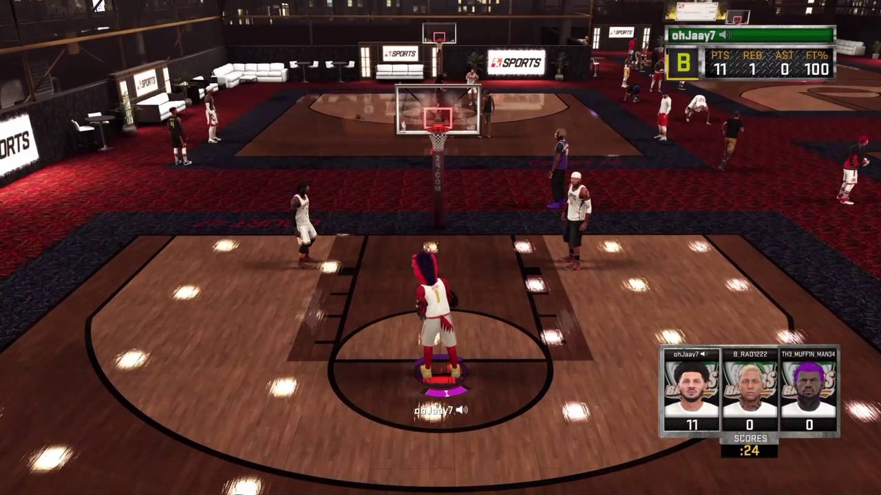 NBA 2K16| 21 Stage Court Takeover - YouTube