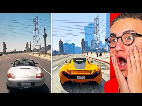 Reacting To GTA 5 vs. REAL LIFE! #2 - YouTube