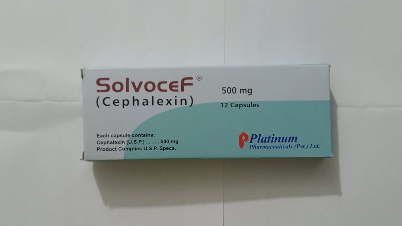 Solvocef ( Cephalexin ) 500 mg capsules | Solvocef capsules uses ...