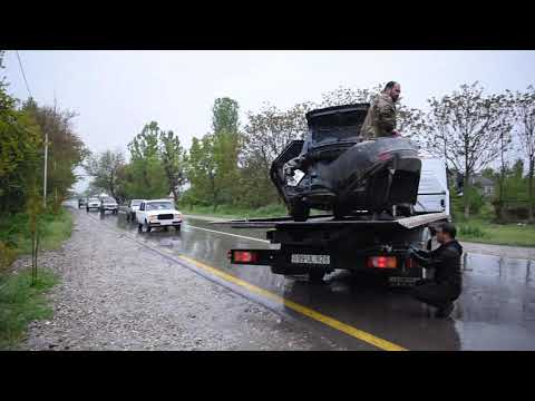 Xacmaz qeza - Lada Priora Hyundai ile toqqusub sonra kubik hasara cırpılıb