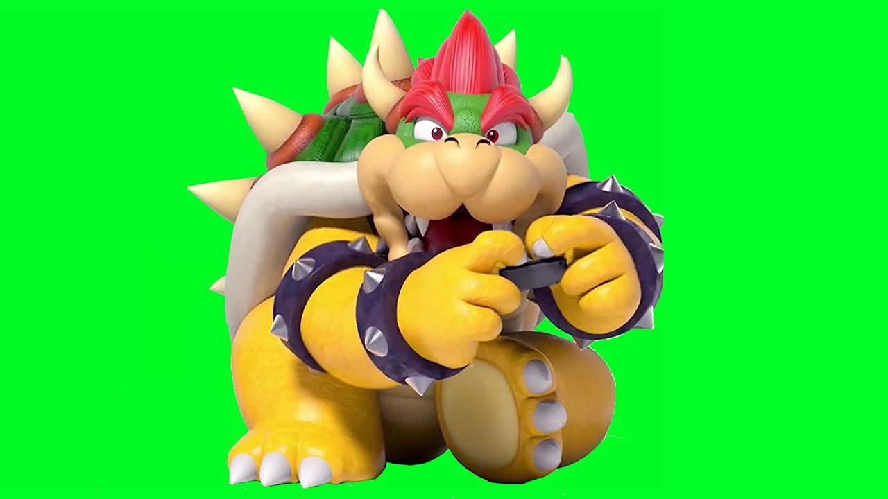 Bowser Green Screen Animation (HD) || Super Mario Bross || Free To Use ...