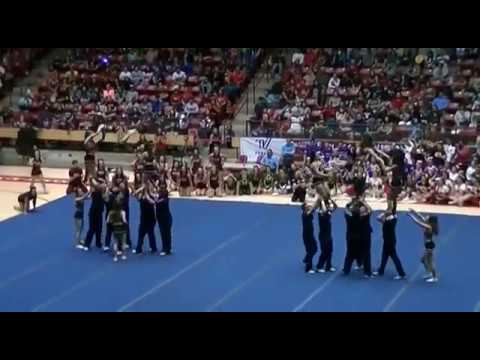 The best New Mexico State University cheer team - YouTube