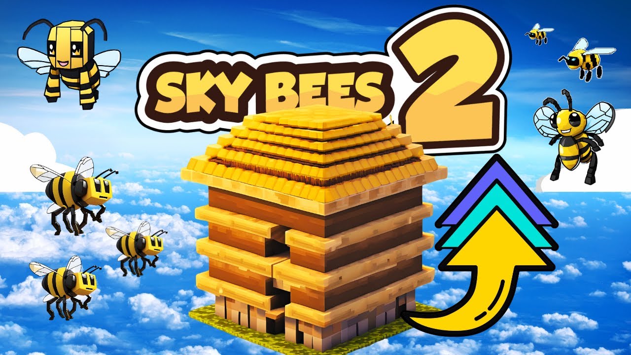 Minecraft Sky Bees 2 | HOW TO UPGRADE BEEHIVES #8 [Modded Questing Skyblock] - YouTube