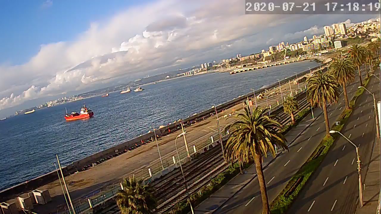 Valparaiso Chile OnLine Webcam - YouTube