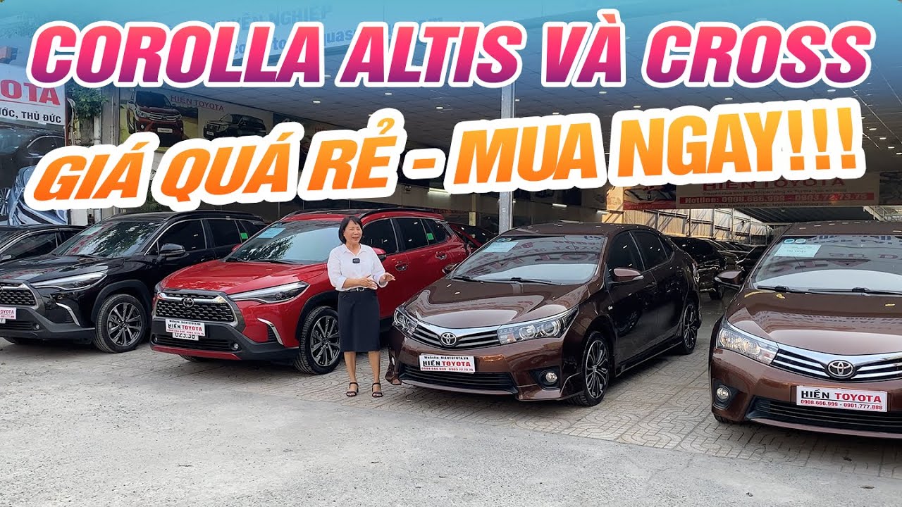 Hiền Toyota lên sóng 4 bạn Corolla Altis - Cross giá SIÊU HẤP DẪN cho ...